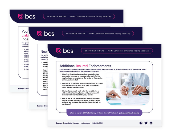 Free Downloads on COI Tracking for Business | BCS